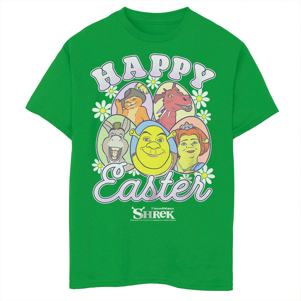 Boys 8-20 Shrek Cast Wishing Happy Easter Graphic Tee