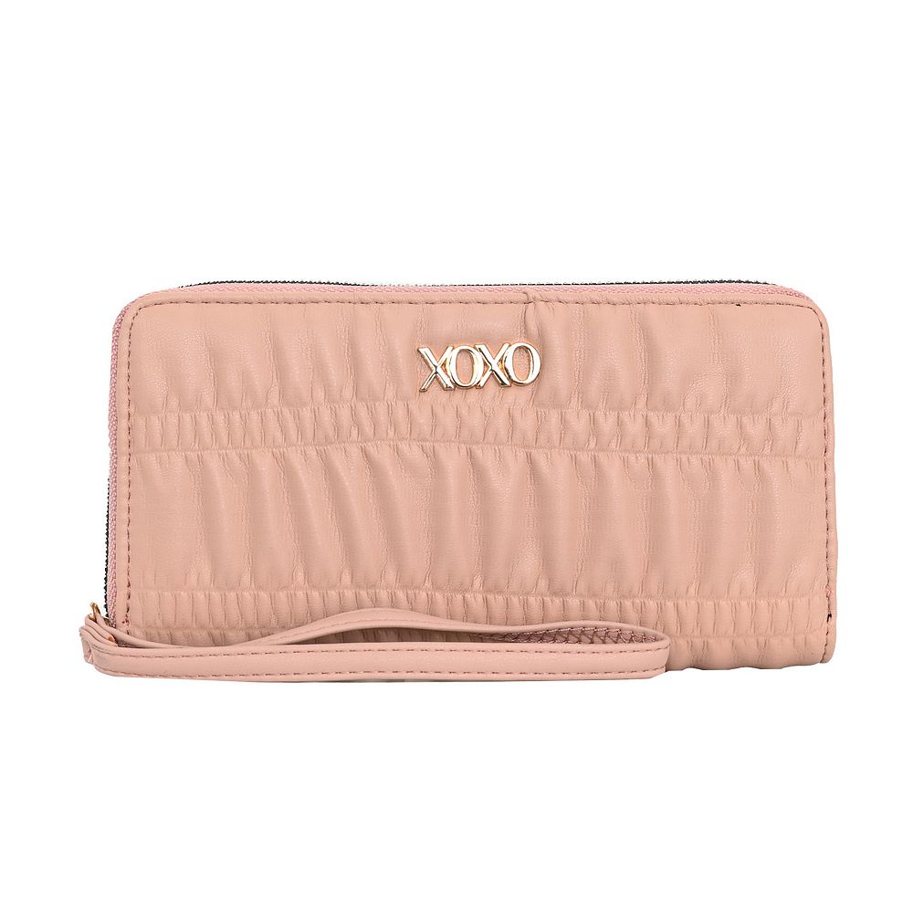 Xoxo Zip Around Wristlet Wallet