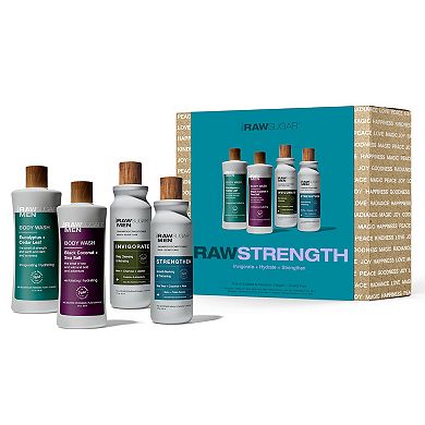 Raw Sugar Living Men's Gift Set: Raw Strength