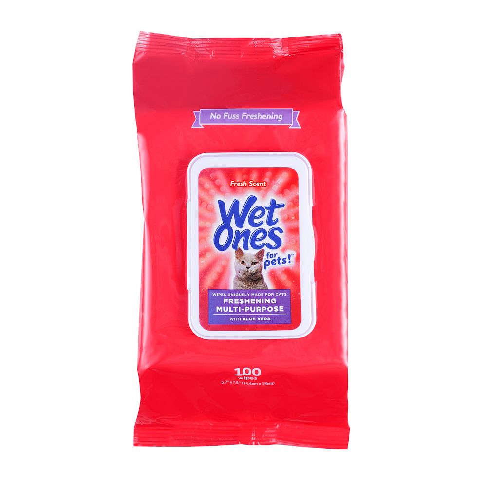 Wet Ones Multipurpose Wipe for Cats - 100 ct.