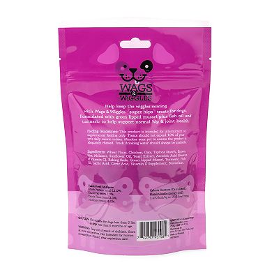 Wags & Wiggles FUNctional Dogs Treats - Super Hips (Hip & Joint), 5.5 oz.