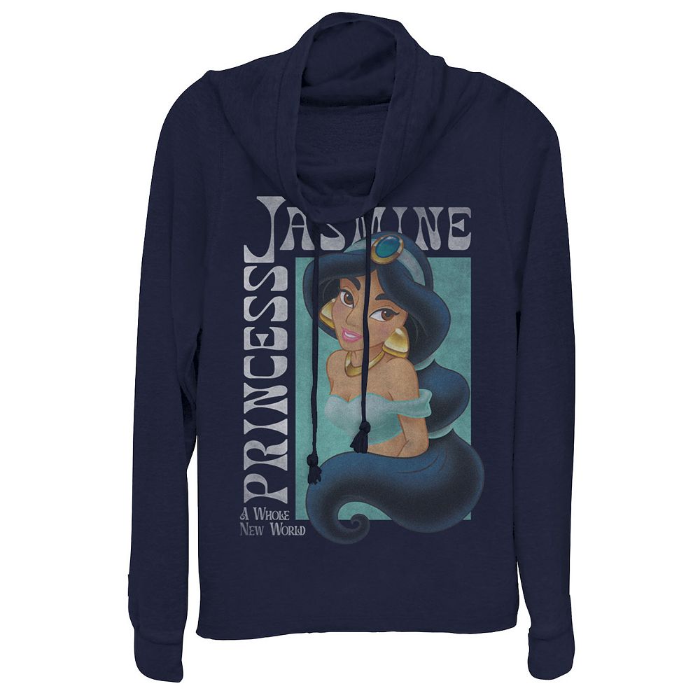 Disney's Aladdin Juniors' Jasmine A Whole New World Portrait Cowlneck ...