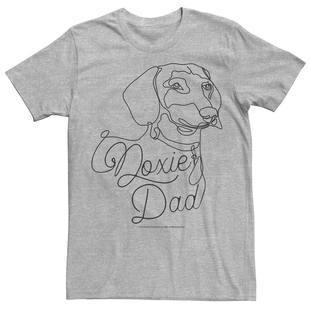 Men's Doxie Dad Dachshund Dog Lover Graphic Tee
