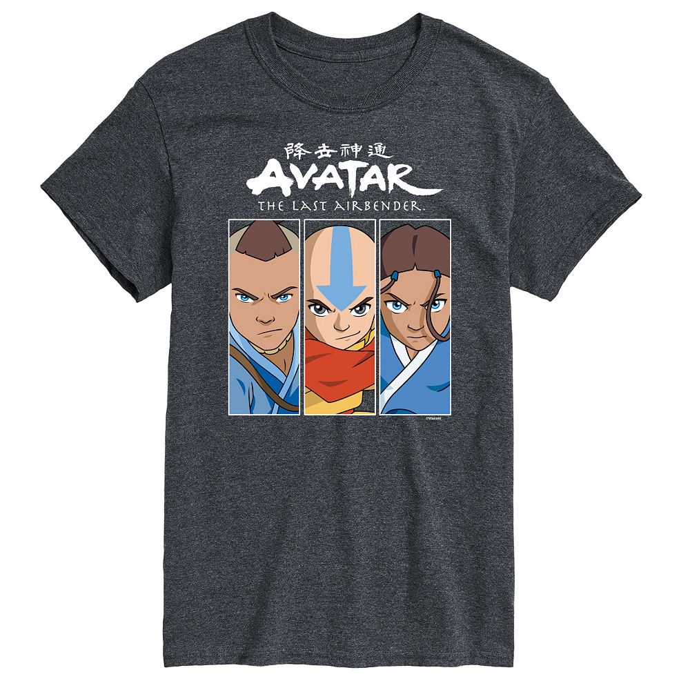Big & Tall Avatar The Last Airbender Characters Graphic Tee