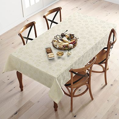 St. Nicholas Square® Snowflake Shimmer Tablecloth