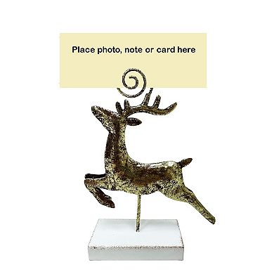 St. Nicholas Square Shimmer Deer Photo Clip
