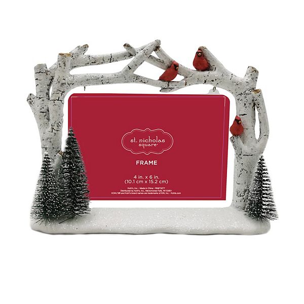 St. Nicholas Square Polyresin Cardinal Photo Frame