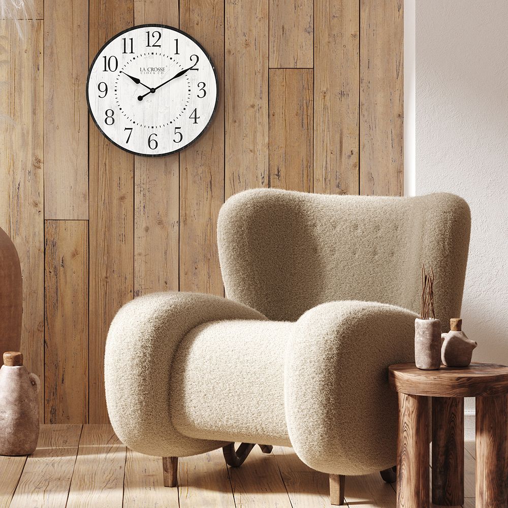 La Crosse Technology 15.75-in. Layton Quartz Analog Wall Clock