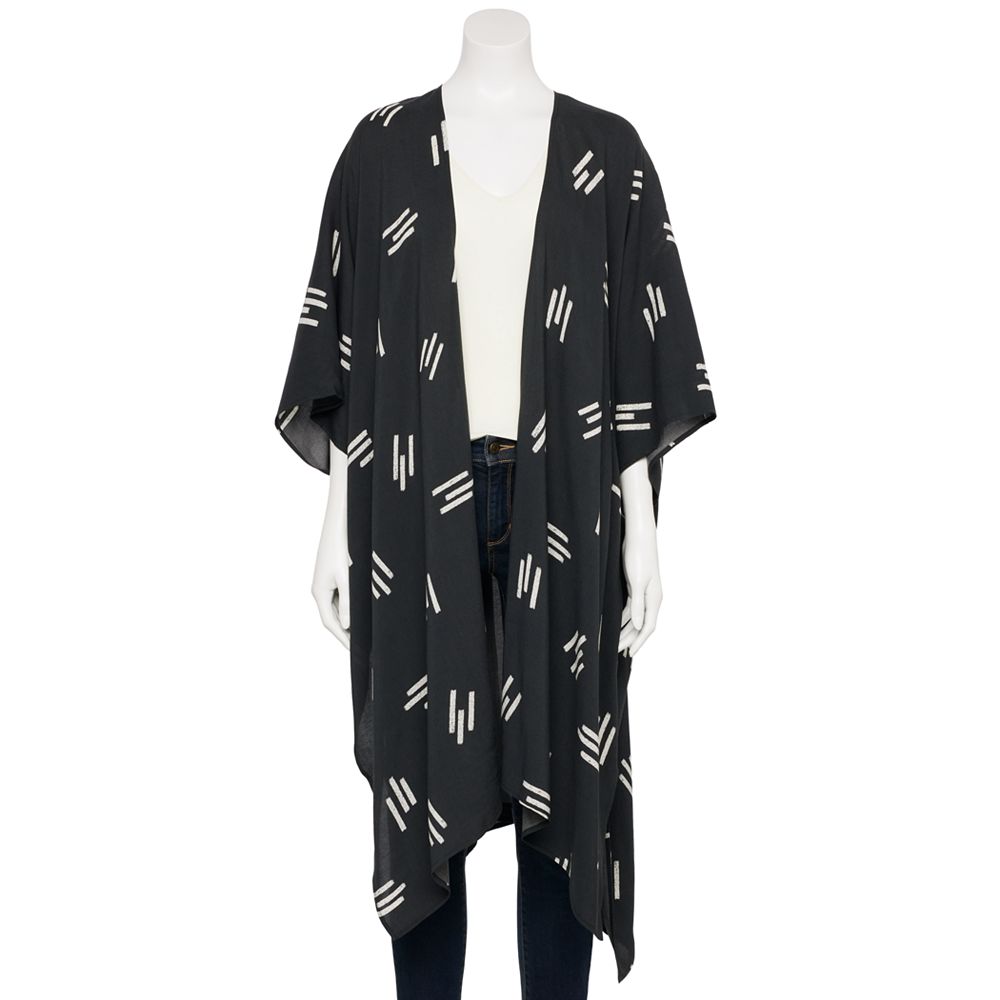 Women's Sonoma Goods For Life® Dash Print Long Ruana