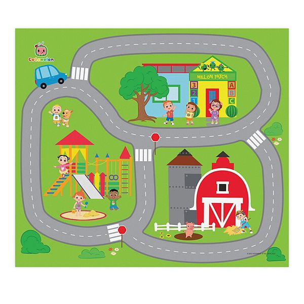 Cocomelon Megamat Roads Play Mat with Toy