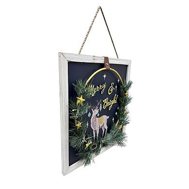 St. Nicholas Square® LED Merry & Bright Framed Wall Decor