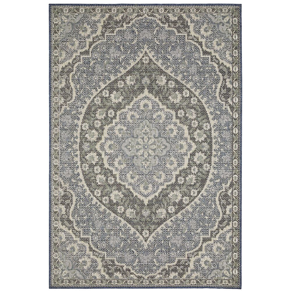 StyleHaven Calla Traditional Medallion Indoor Outdoor Area Rug