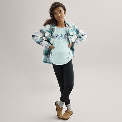 Girls 6-20 SO® Flannel Shacket in Regular & Plus Size