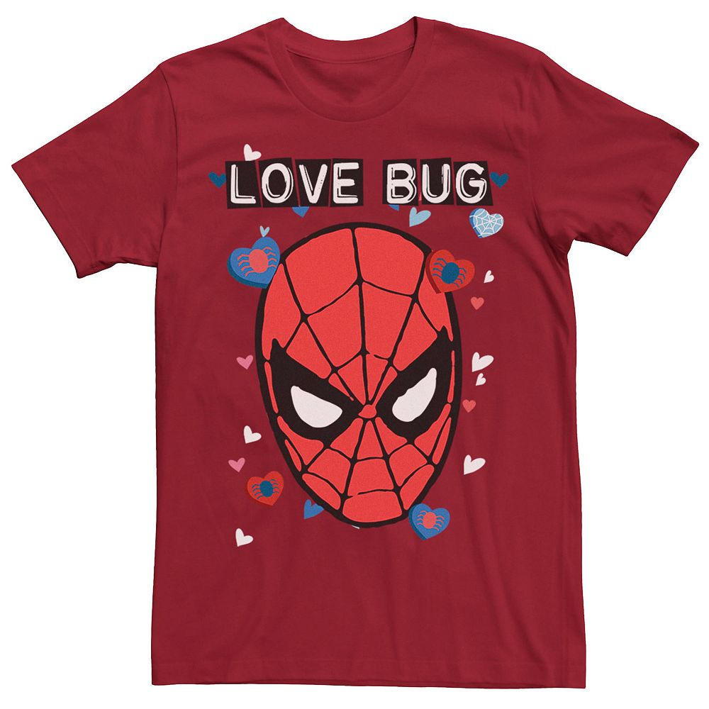 Men's Love Bug Valentines Day Comic Graphic Tee
