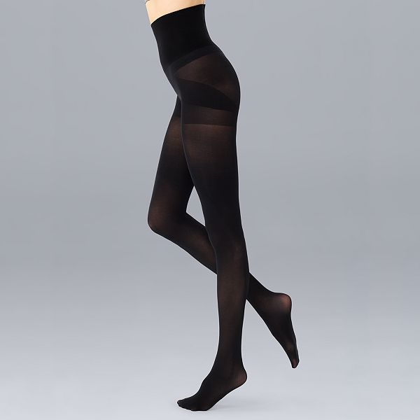 Women's Simply Vera Vera Wang Semi-Opaque 40D Bottom & Tummy Shaping Tights