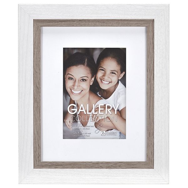 Malden White Matted Wall Frame