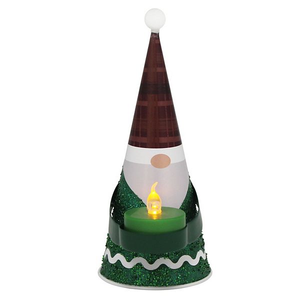 St. Nicholas Square® LED Gnome Tea Candle Holder Table Decor
