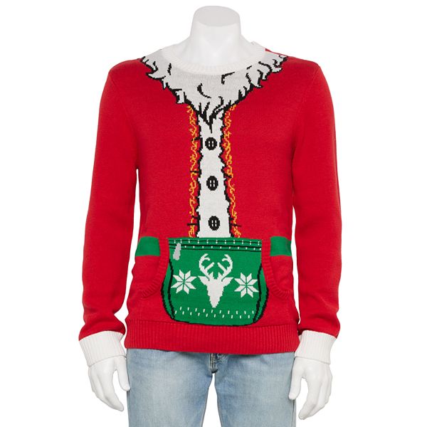 Men's Santa Suit Holiday Sweater