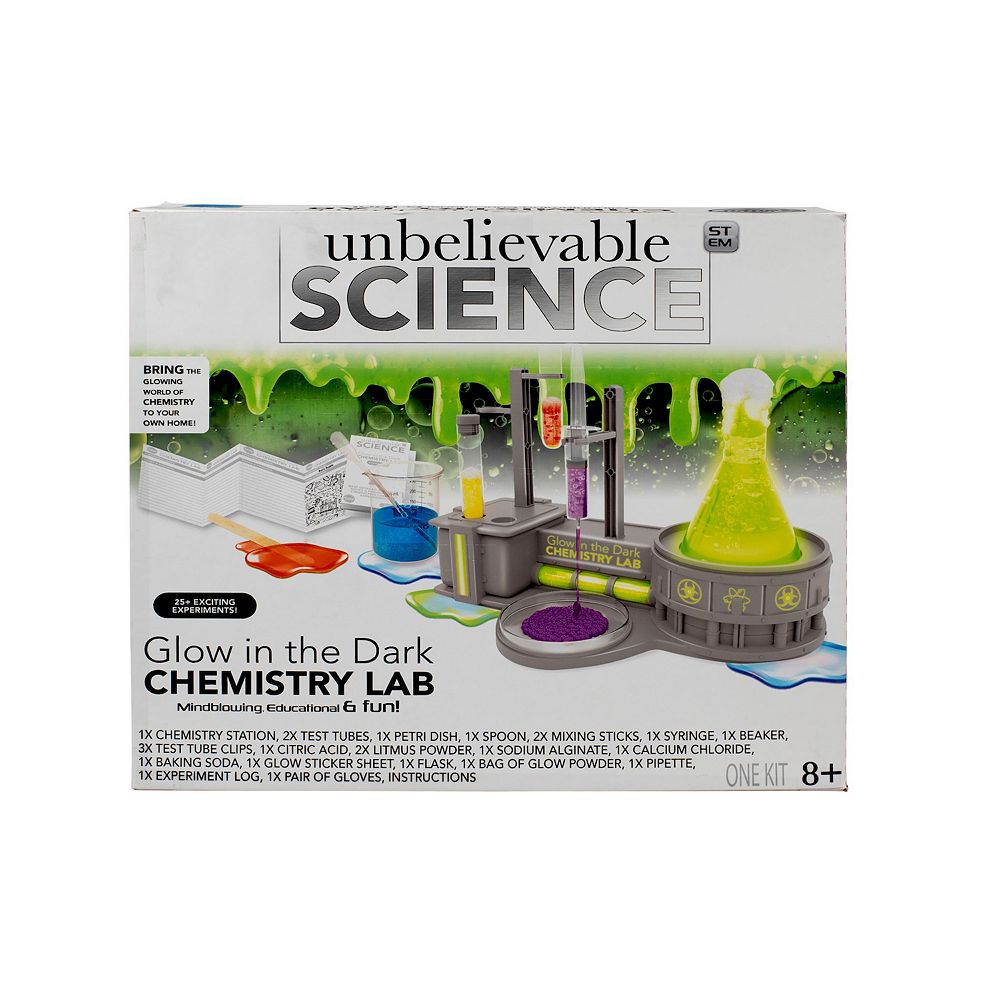 RMS Unbelievable Science Glow in the Dark Chemistry Lab Kit