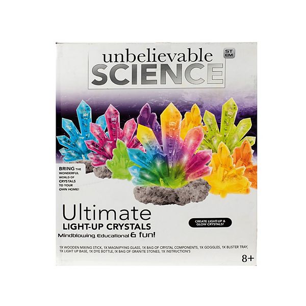 RMS Unbelievable Science Ultimate Light Up Crystals Kit