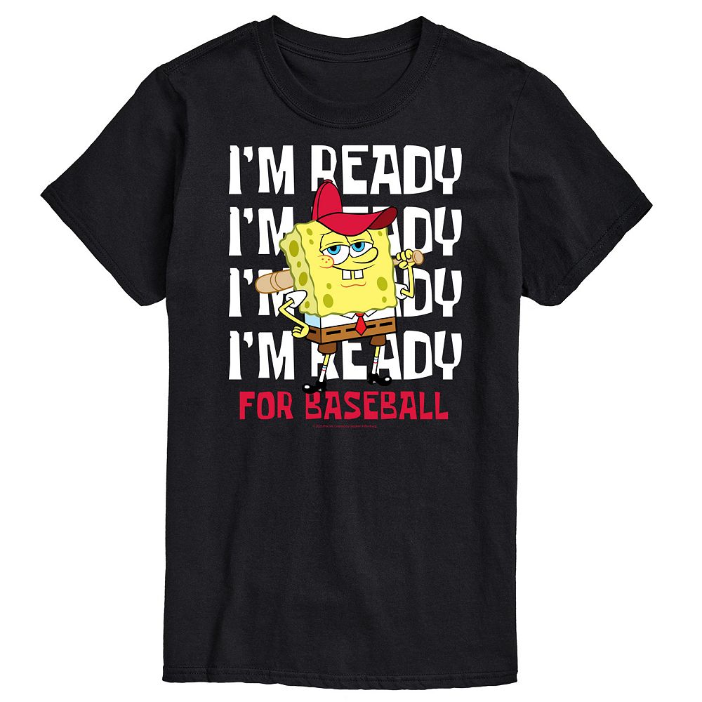 Men's SpongeBob SquarePants Ready For Baseball