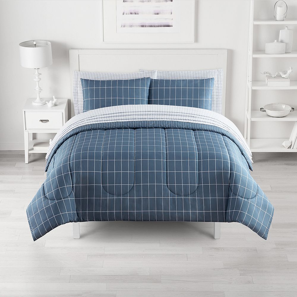 The Big One® Rae Windowpane Reversible Comforter Set with Sheets