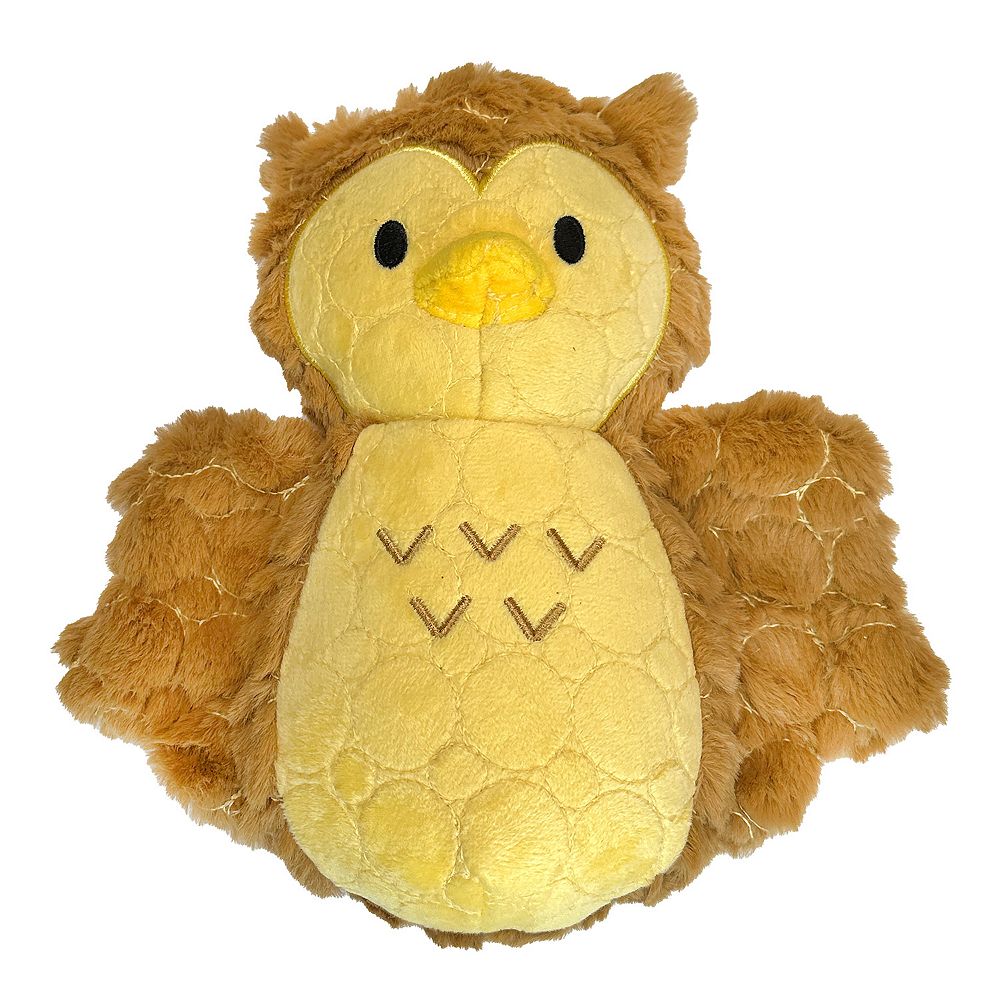 Bite Force Durable Plush Owl Dog Toy