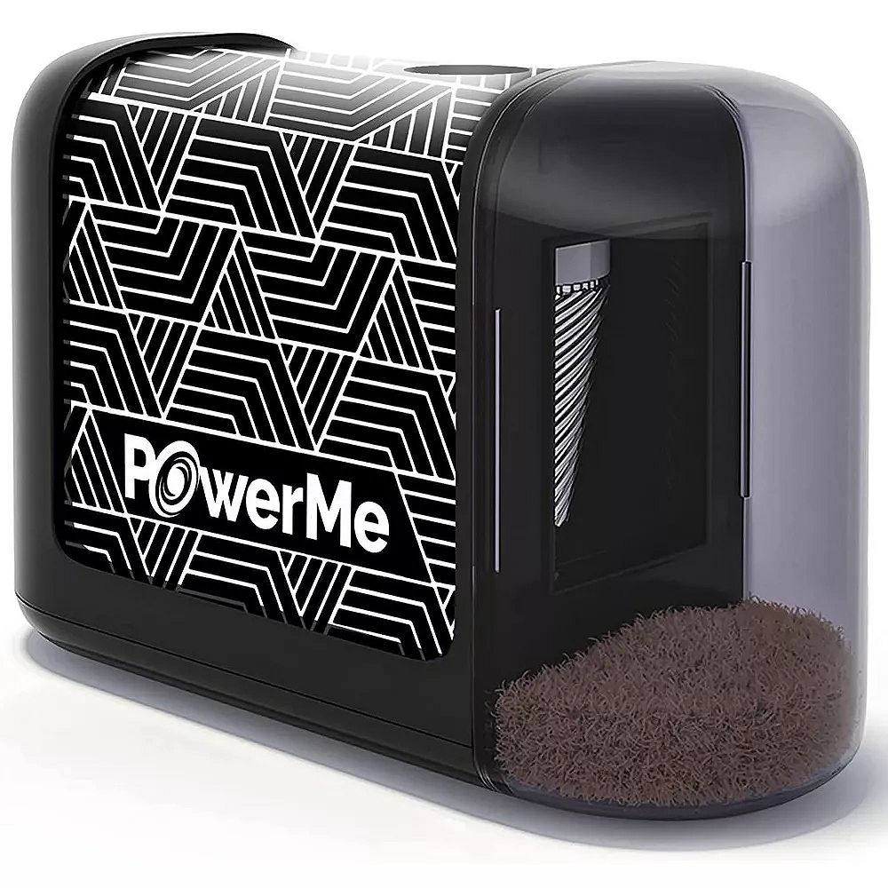 POWERME Electric Pencil Sharpener Battery Powered For Colored Pencils Ideal For No. 2