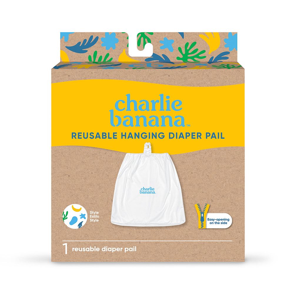 Charlie Banana Leaf Reusable Hanging Diaper Pail