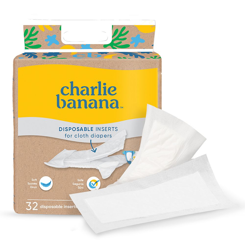 Charlie Banana Disposable Diaper Inserts 32-pk.