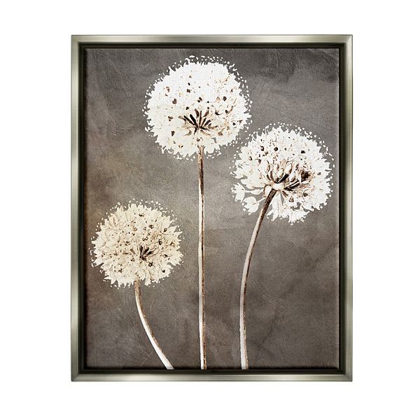 Stupell Home Decor Fluffy Dandelion Floating Frame Wall Art