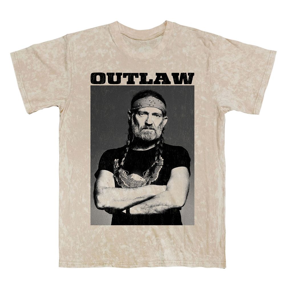 Men's Willie Nelson Outlaw Pose Graphic Tee
