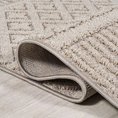 Jonathan Y Ormond Geometric Indoor / Outdoor Area Rug