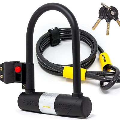 SIGTUNA 16mm Heavy Duty U Lock 1200mm Steel Chain Cable Bike Lock