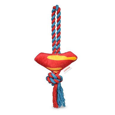 DC Comics Superman Logo Rope Pet Toy