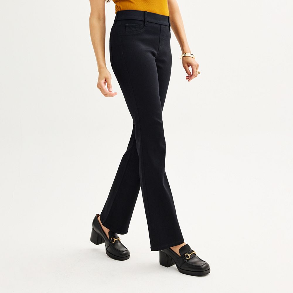 Women's Nine West Mid Rise Pull-On Bootcut Jeans