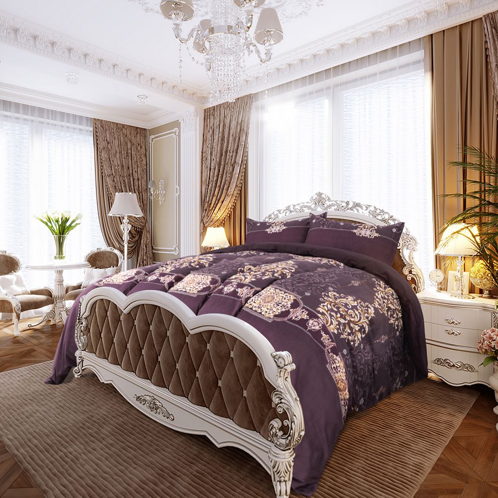 Bedding Sets, Royal Palace Soft Duvet Cover Sets 3 Pieces Set Full 203* ...