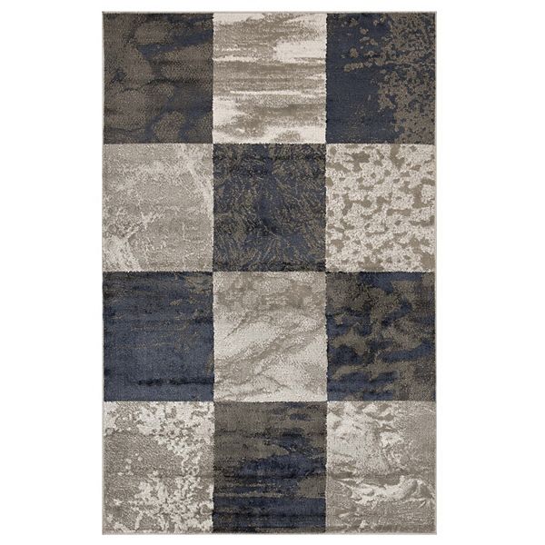 SUPERIOR Brentwood Modern Color Block Indoor Area Rug