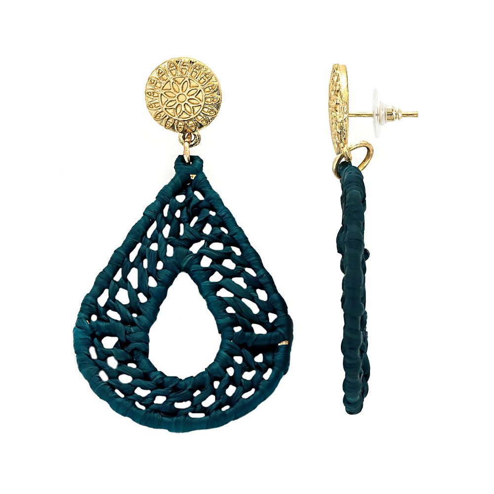 PANNEE BY PANACEA Teardrop Rope Earrings