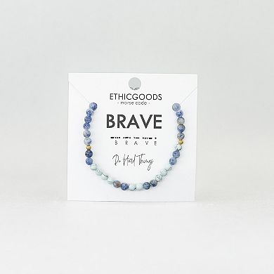 ETHIC GOODS Brave Morse Code Bracelet