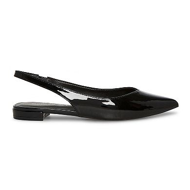 madden girl Delaney Women's Pointed Toe Slingback Flats