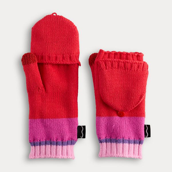 Crayola® X Kohl's Kids Solid Pop Stripe Gloves - Rose Violet – BrickSeek