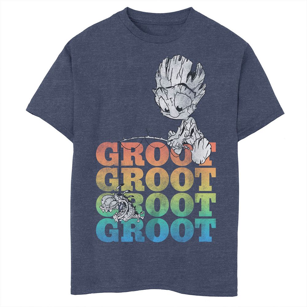 Boys 8-20 Marvel Guardians of the Galaxy Groot Fishing Name Stack ...