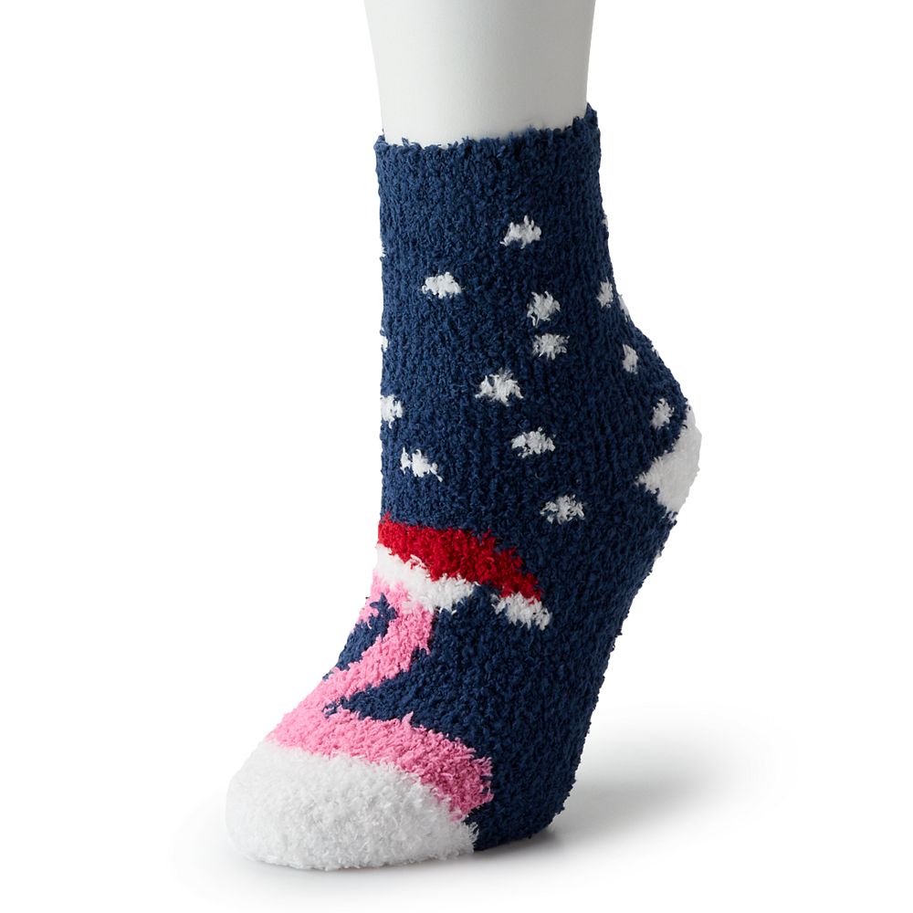 SHINE Women's Santa Flamingo Cozy Socks