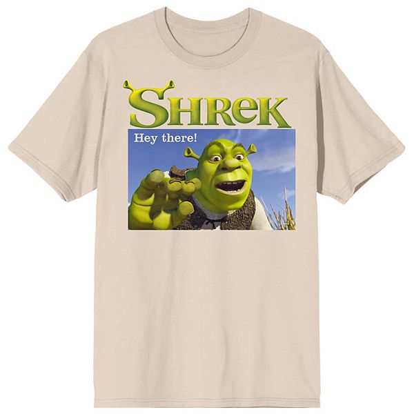 Juniors' Shrek Hey There Graphic Tee