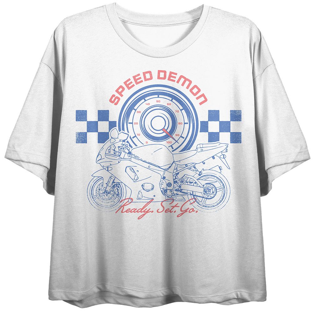 Juniors' Sportsbike Race Speed Graphic Tee