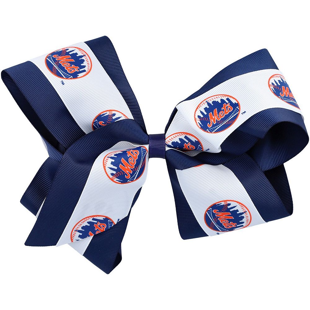 Women's New York Mets Jumbo 3" Layered Bow