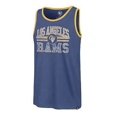 Men's '47 Blue Los Angeles Rams Winger Franklin Tank Top