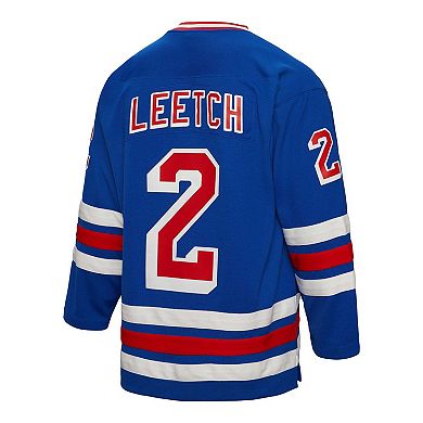 Men's Mitchell & Ness Brian Leetch Blue New York Rangers 1993/94 ...