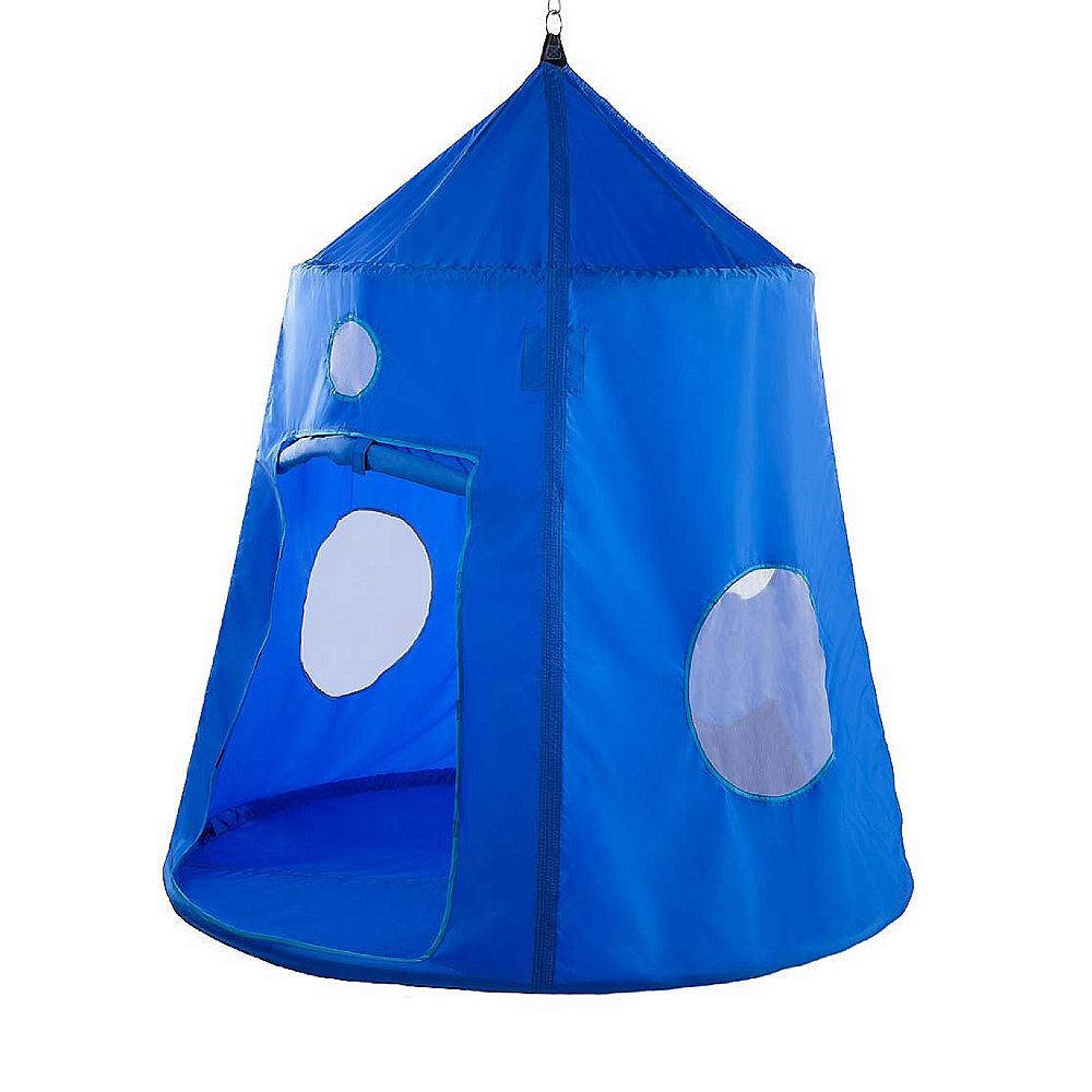 HearthSong Extra Large Nylon Family HugglePod HangOut Hanging Tent with ...